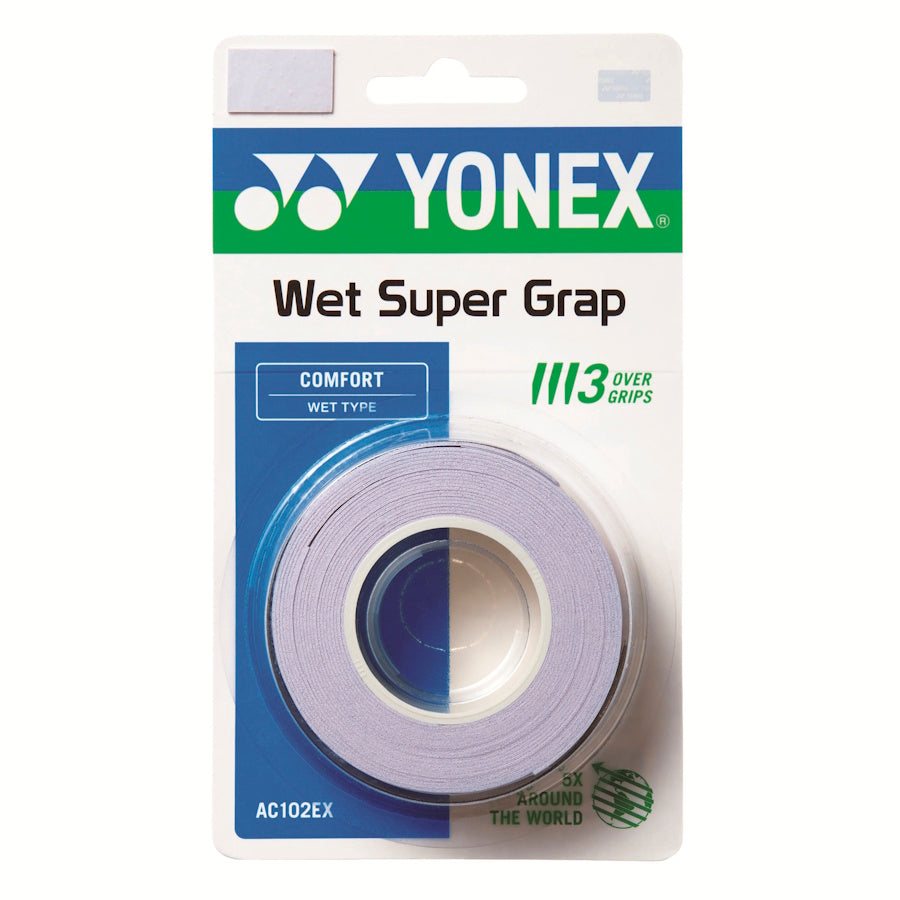 Yonex AC102EX Super Grap (3 wraps) Pale Lilac – Badminton Click