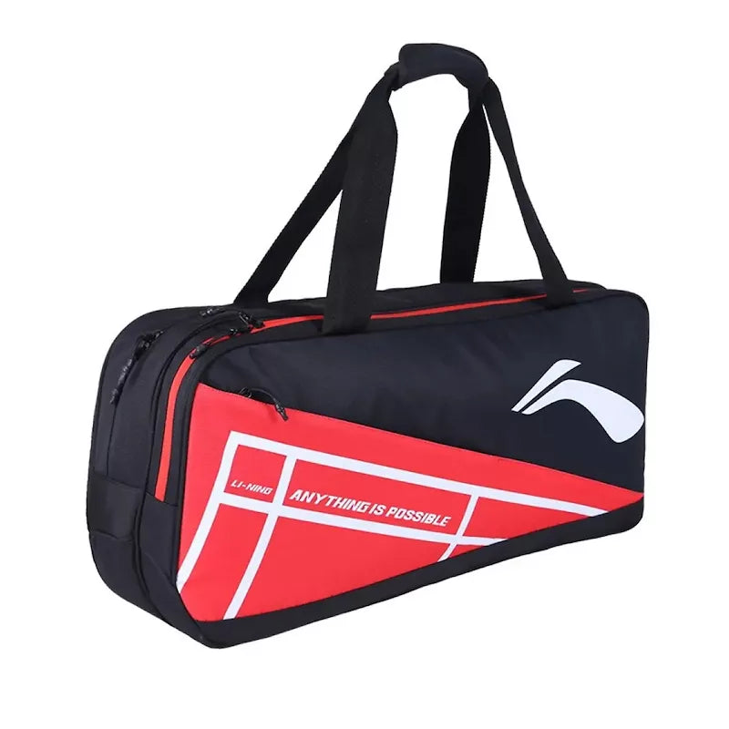 Li Ning Badminton Court Rectangular Bag (Black/Red) – Badminton Click